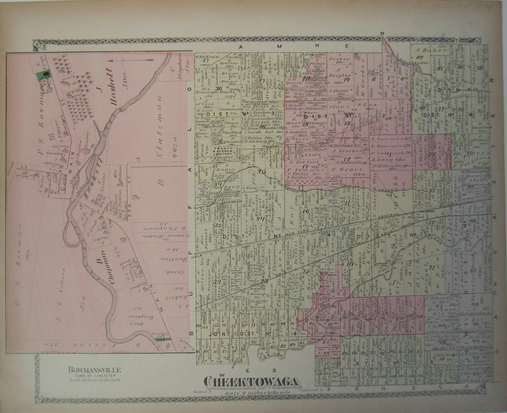 Prints Old & Rare - Buffalo and Niagara Falls, NY - Antique Maps & Prints