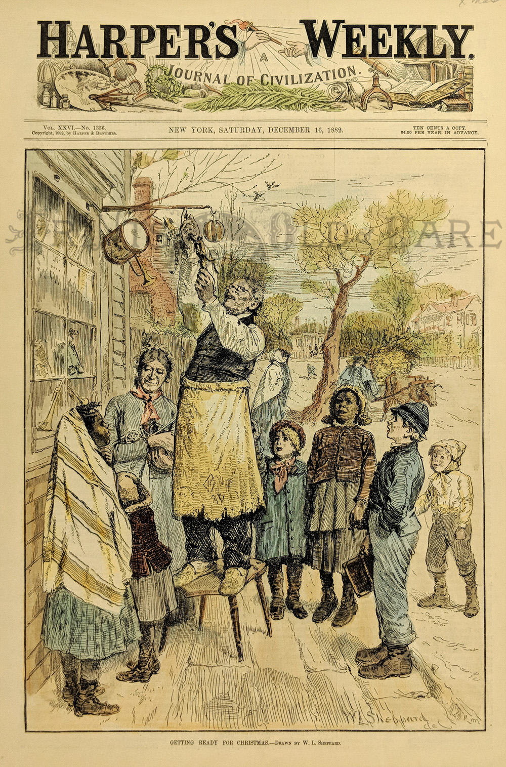 Prints Old & Rare - Christmas and Santa Claus - Antique Maps & Prints