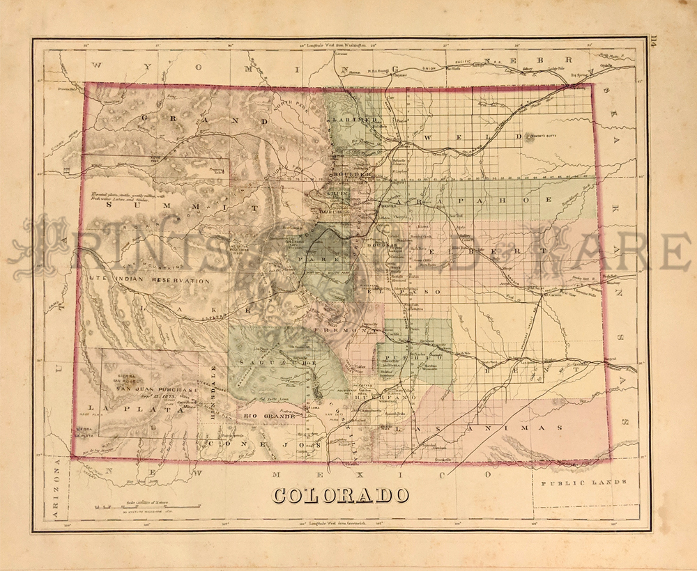 Prints Old & Rare - Colorado - Antique Maps & Prints