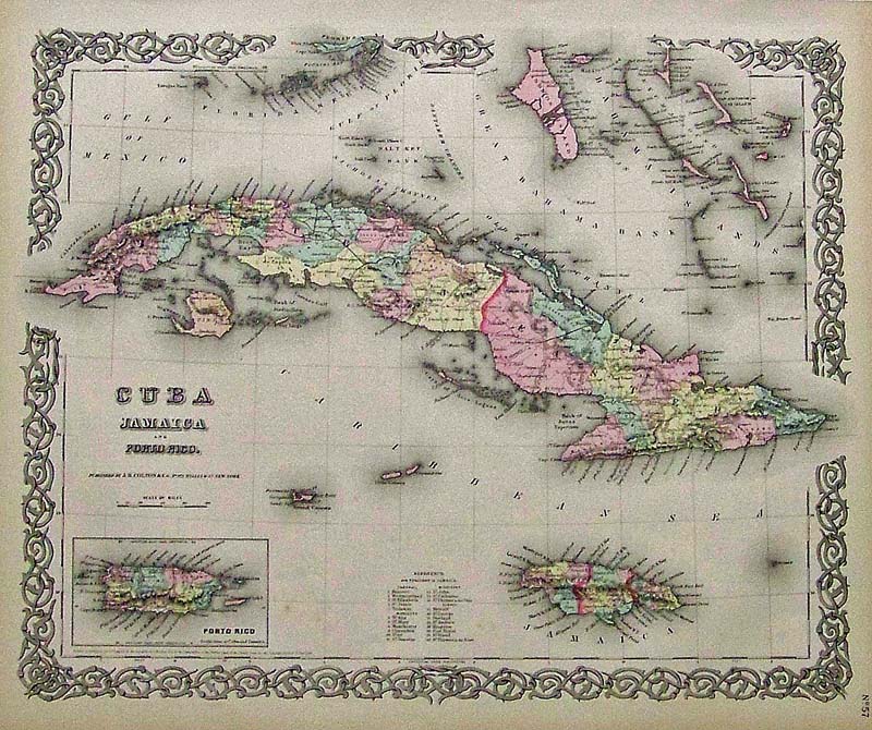 Prints Old & Rare - Cuba - Antique Maps & Prints