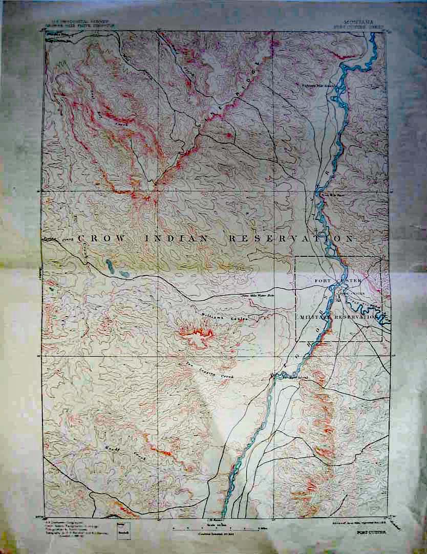 Prints Old & Rare - General George Custer -Antique Maps & Prints