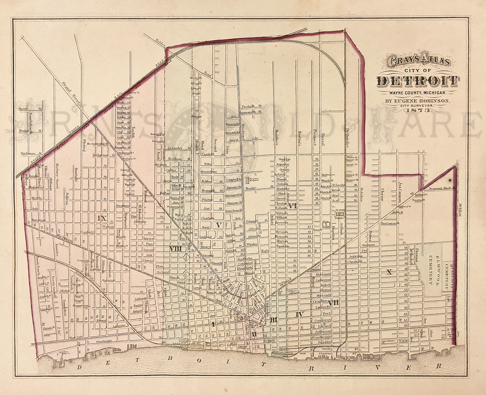 Prints Old & Rare - Detroit, MI - Antique Maps & Prints