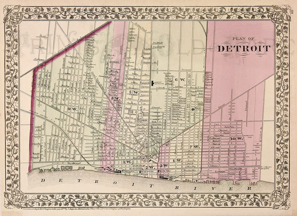 Prints Old & Rare - Detroit, MI - Antique Maps & Prints