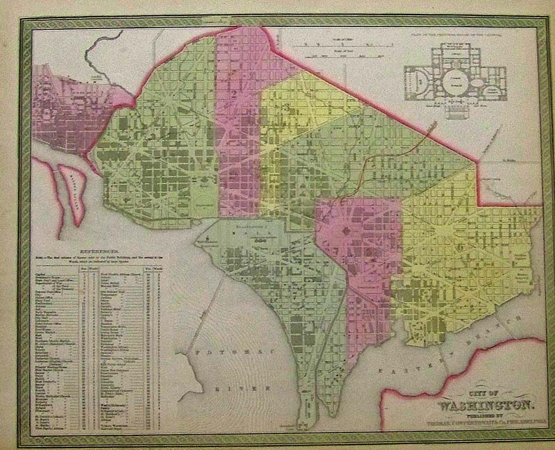 Prints Old & Rare - District Of Columbia - Antique Maps & Prints