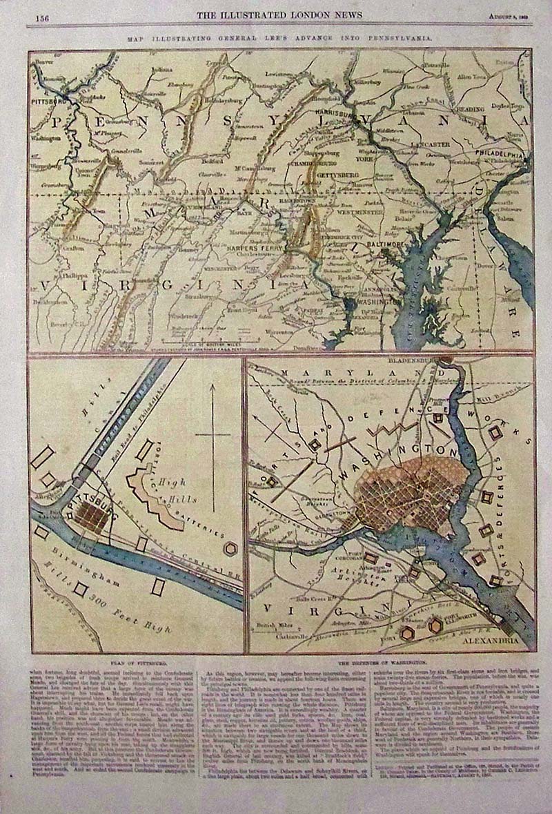 Prints Old & Rare - District Of Columbia - Antique Maps & Prints