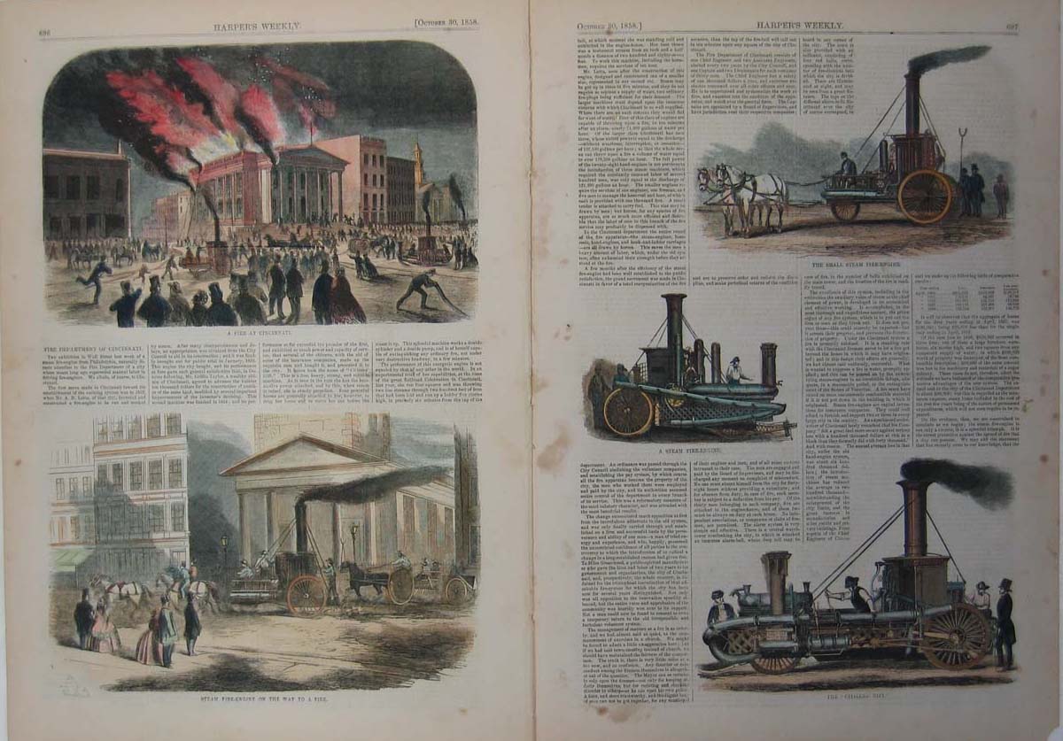 Prints Old & Rare - Fires and Firefighters page