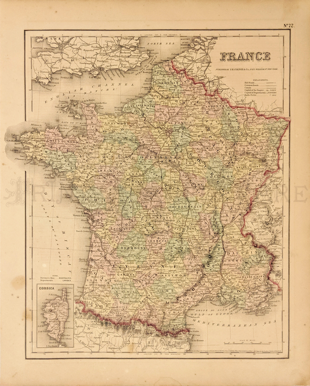 Prints Old & Rare - France - Antique Maps & Prints