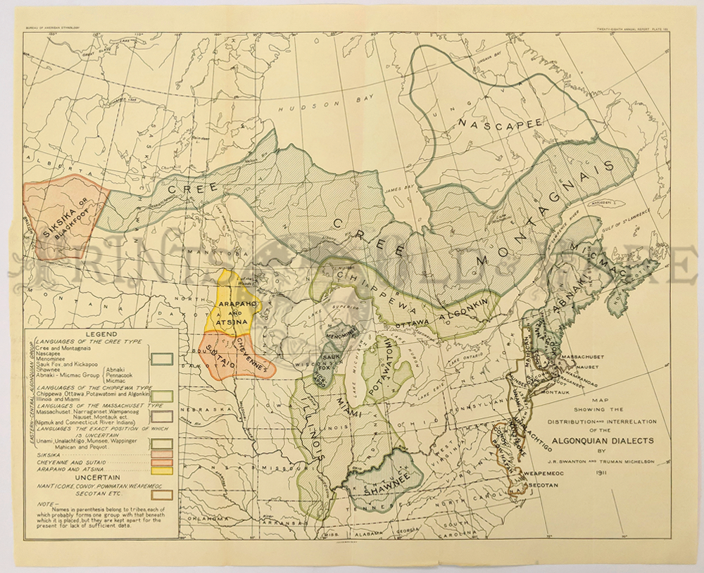 Prints Old & Rare - Native Americans - Antique Maps & Prints
