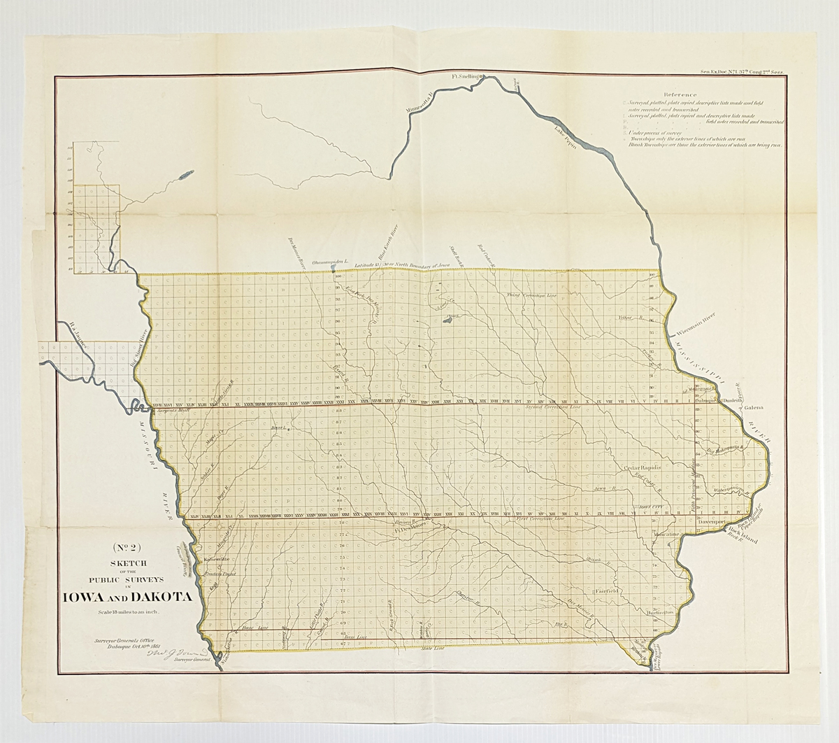Prints Old & Rare - Iowa - Antique Maps & Prints