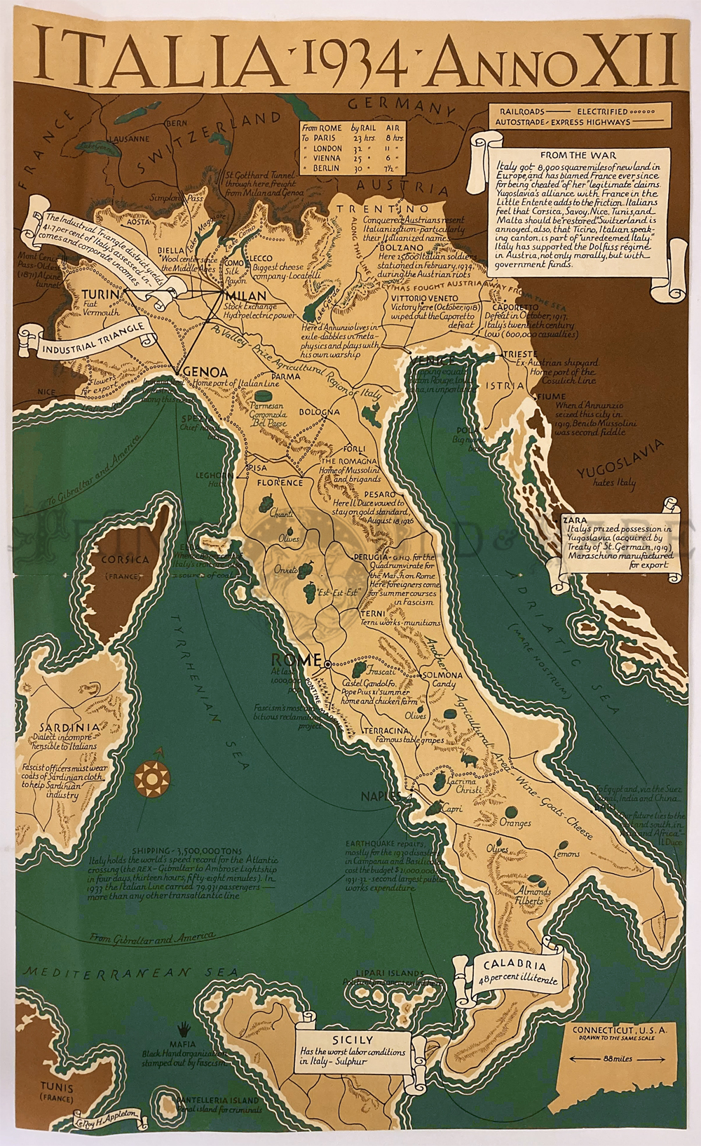 Prints Old & Rare - Italy - Antique Maps & Prints