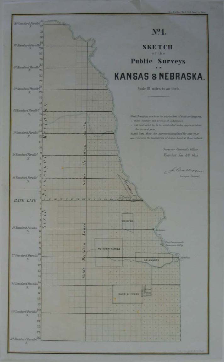 Prints Old & Rare - Kansas - Antique Maps & Prints
