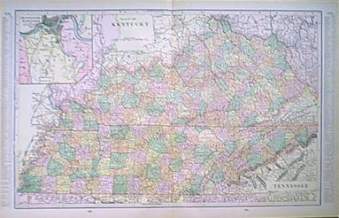 Prints Old & Rare - Kentucky - Antique Maps & Prints