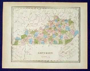 Prints Old & Rare - Kentucky - Antique Maps & Prints