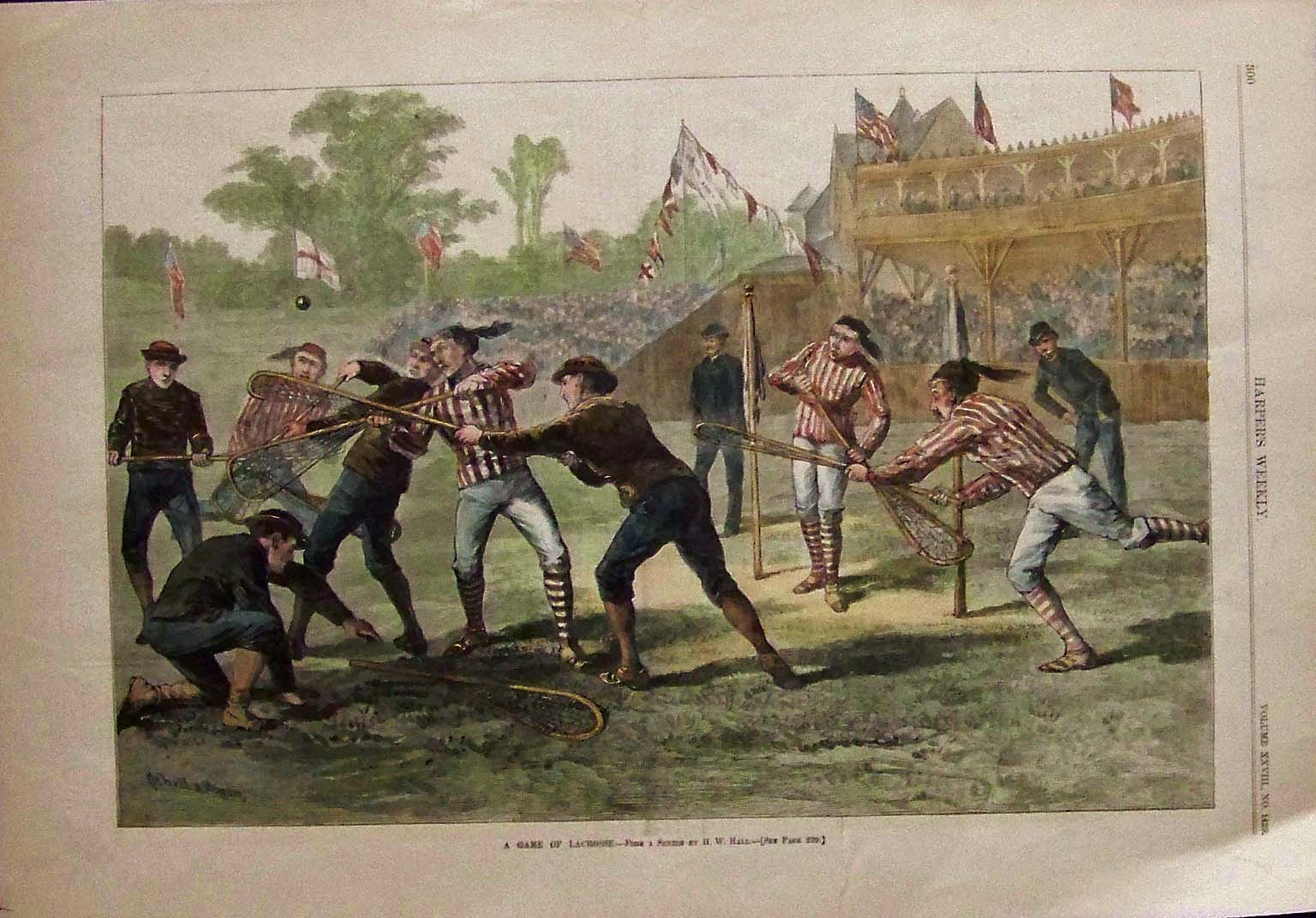 Prints Old & Rare - Lacrosse - Antique Maps & Prints