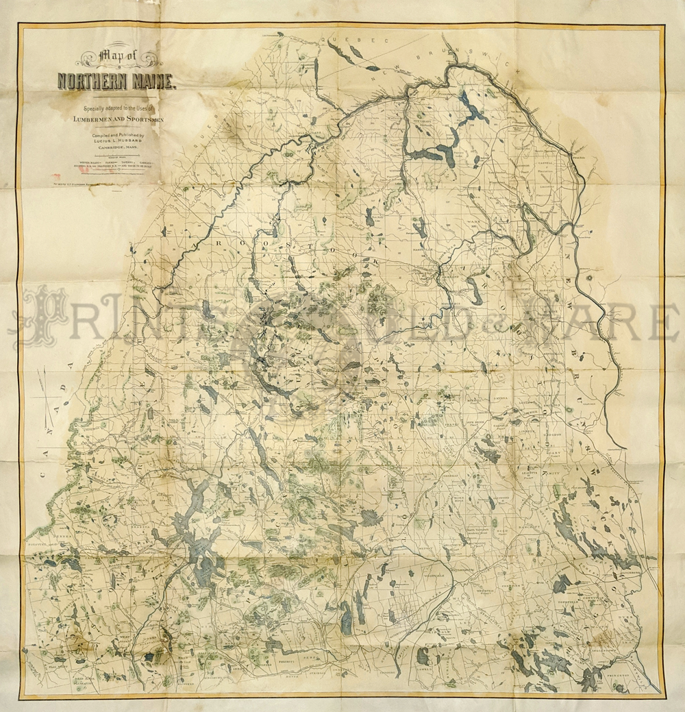 Prints Old & Rare - Maine - Antique Maps & Prints
