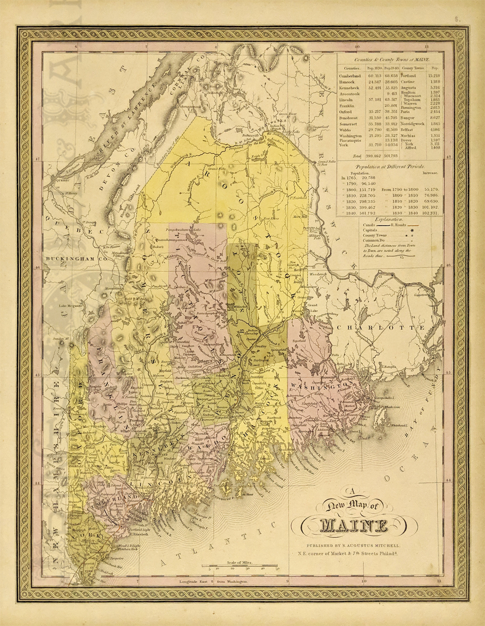 Prints Old & Rare - Maine - Antique Maps & Prints