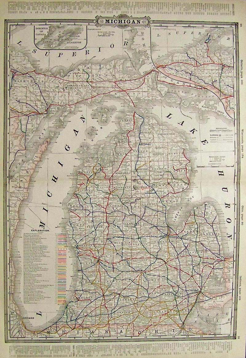 Prints Old & Rare - Michigan page