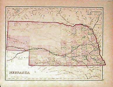 Prints Old & Rare - Nebraska - Antique Maps & Prints