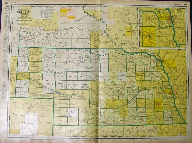 Prints Old & Rare - Nebraska - Antique Maps & Prints