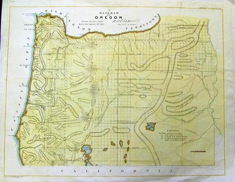 Prints Old & Rare - Oregon - Antique Maps & Prints