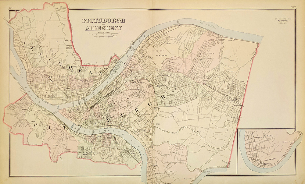 Prints Old & Rare - Pittsburgh, PA - Antique Maps & Prints
