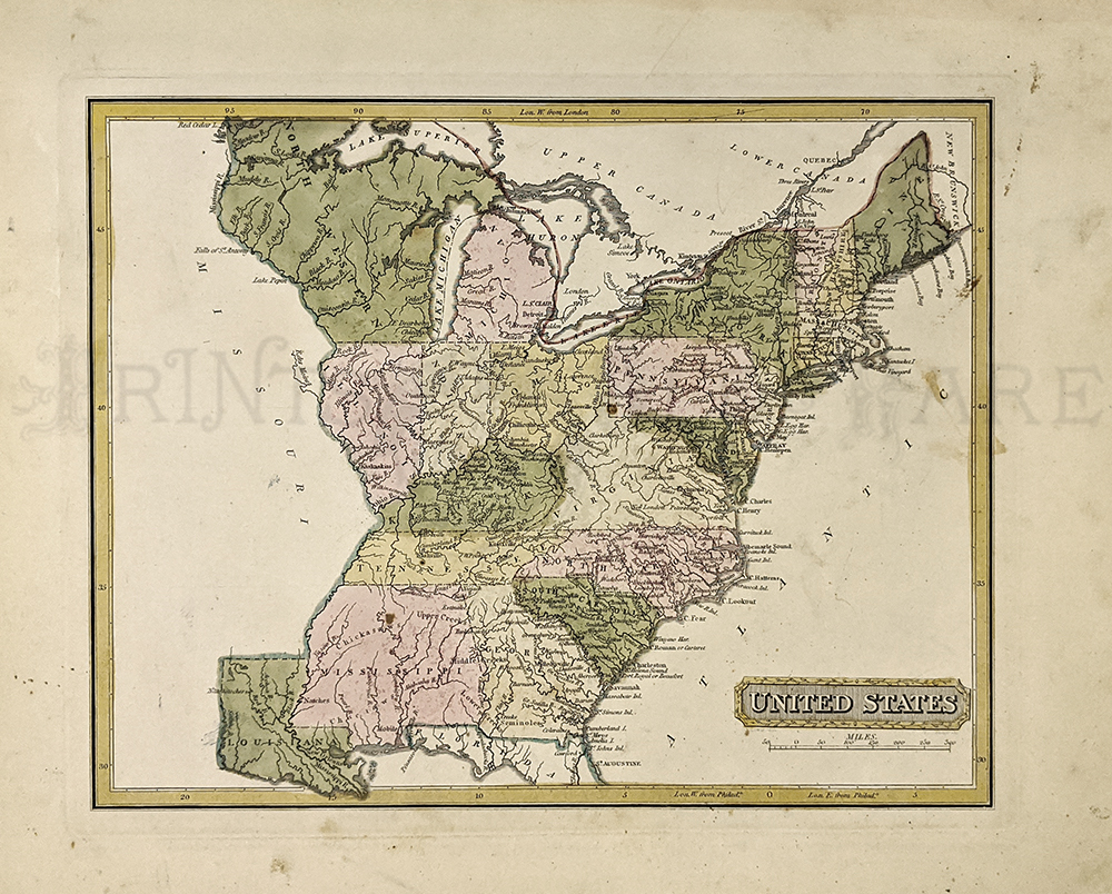 Prints Old & Rare - United States of America - Antique Maps & Prints