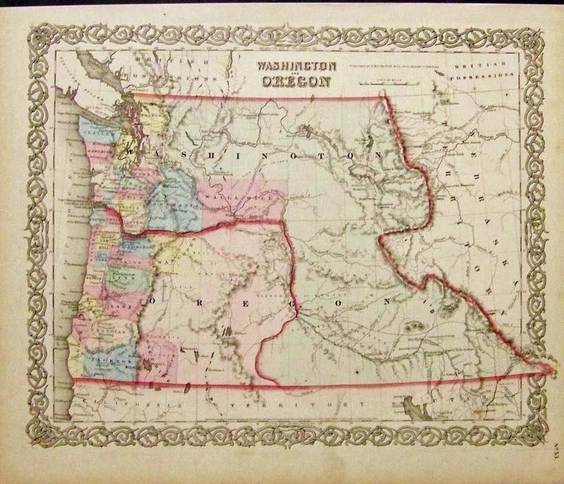 Prints Old & Rare - Washington - Antique Maps & Prints