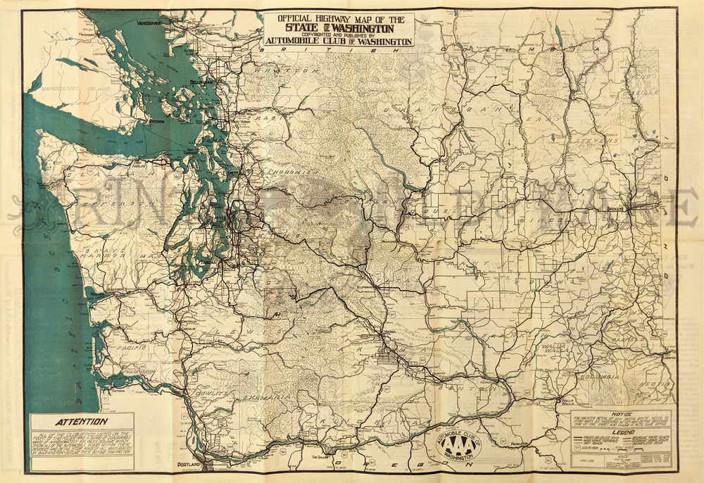 Prints Old & Rare - Washington - Antique Maps & Prints